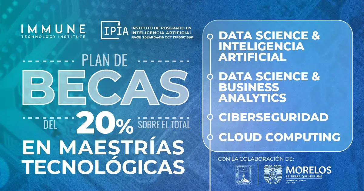 Convocatoria de becas Morelos | IMMUNE Technology Institute