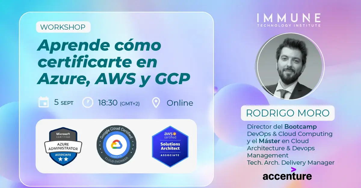 Workshop Conoce cómo certificarte en Azure, AWS y GCP